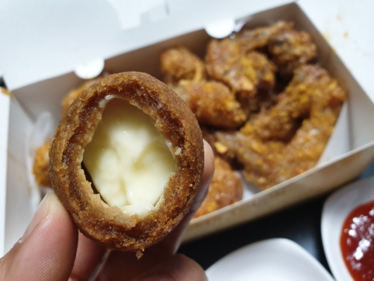 맘스터치 간장치킨 치즈볼세트 맛있다 요기요에서 싸게 시켜 먹어봤네요 소소한간식 네이버 블로그