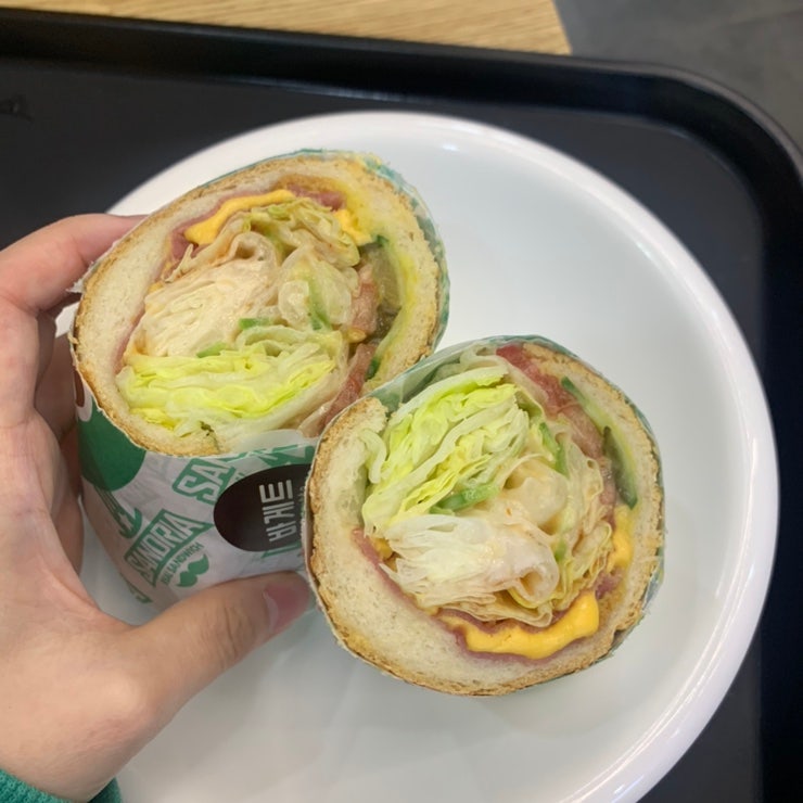 송도 샌드위치 맛집 샌드위치와 생감자칩의 조화 샌드리아 송도2호점 네이버 블로그