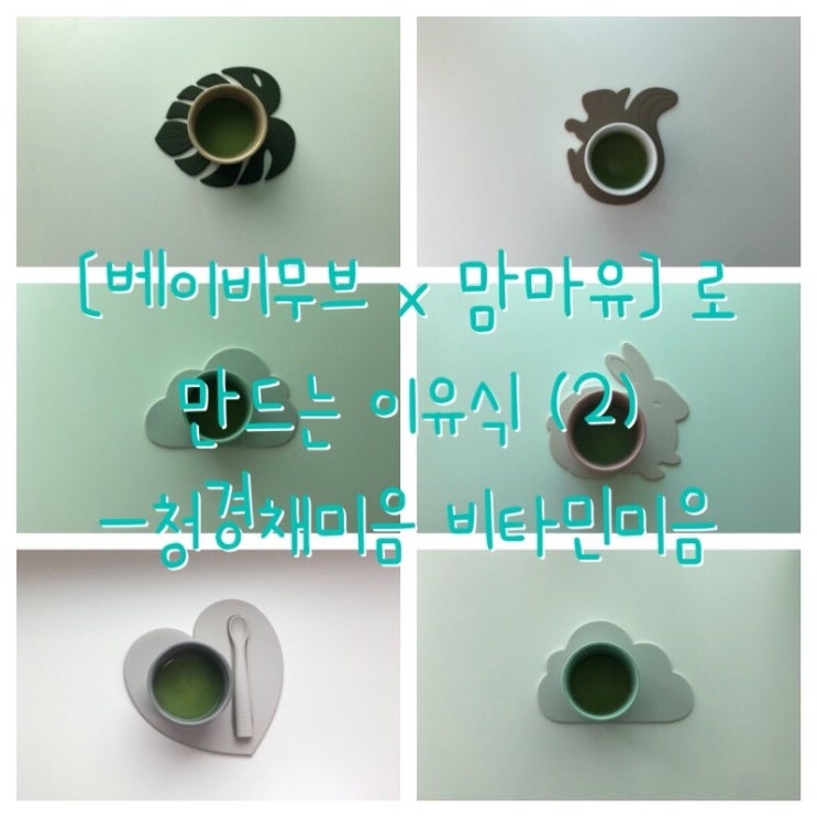 이유식 베이비무브 이유식마스터기로 만드는 이유식 초기1단계2 청경채미음 비타민미음 네이버 블로그