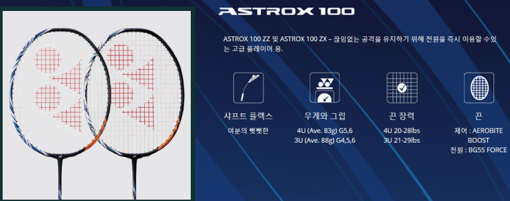Yonex Astrox 100ZZ,100ZX 2020요넥스 최신라켓 재입고 : 네이버 블로그