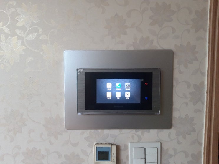 [마포구창전동현대홈타운] 삼성인터폰 SHT-706교체설치/삼성비디오폰 SHT-3527XM : 네이버 블로그