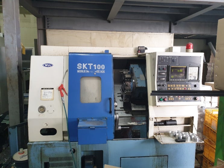 CNC선반 / SKT 100 / 6인치 / F-0i-TB / 현장판매합니다 [판매완료] : 네이버 블로그