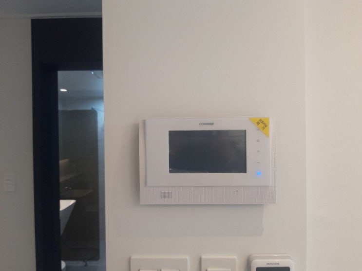 [중량구신내동다우훼밀리] 코맥스인터폰 CAV-705UW 비디오폰 교체설치/직다이얼현장/국선방식 : 네이버 블로그