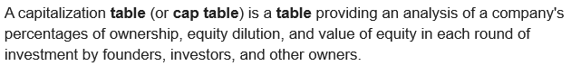 Cap Table (캡테이블, Capitalization Table) : 네이버 블로그