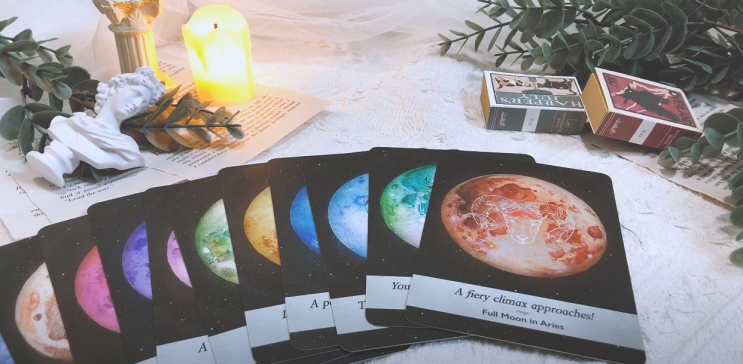 문올라지 오라클 한글해설 | 풀문 카드 (Full Moon cards) | MOONOLOGY ORCLE : 네이버 블로그