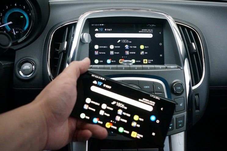 알페온 매립 네비게이션 교체 / JY-T6000(미러링, HDDMB) : 네이버 블로그