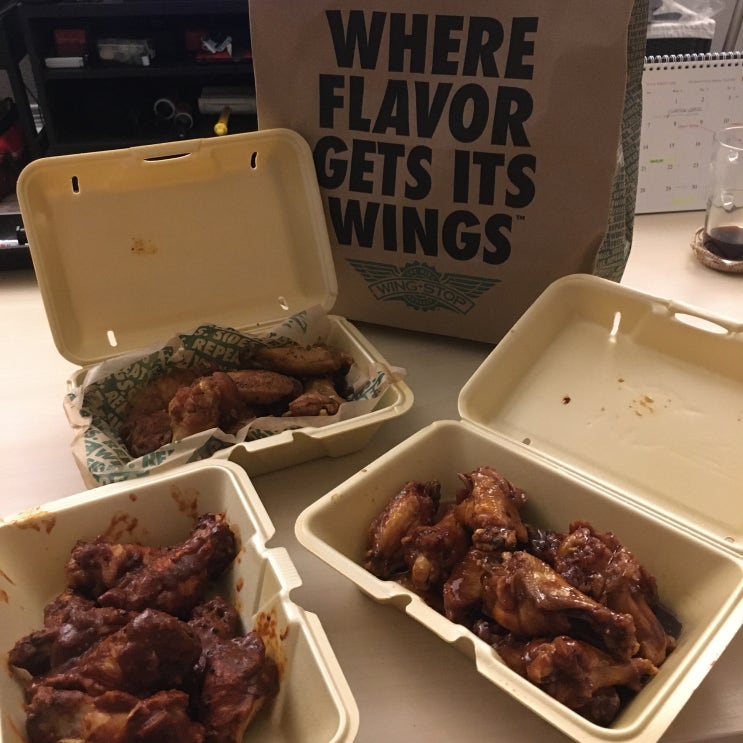 미국 치킨] 윙스탑 / wingstop - Spicy Korean Q 너란 녀석! : 네이버 블로그