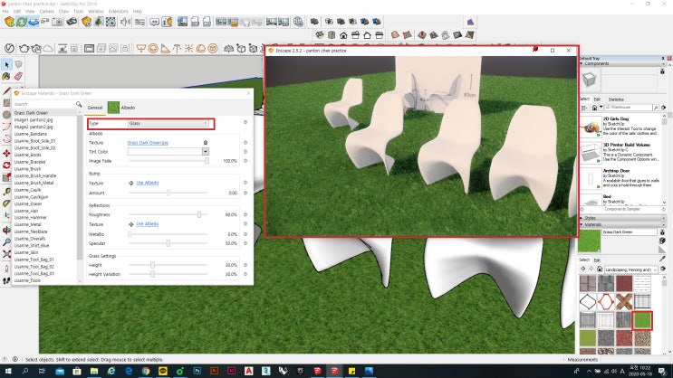 #8 Enscape Material Setting 설명 2(엔스케이프 재질 세팅) : 네이버 블로그