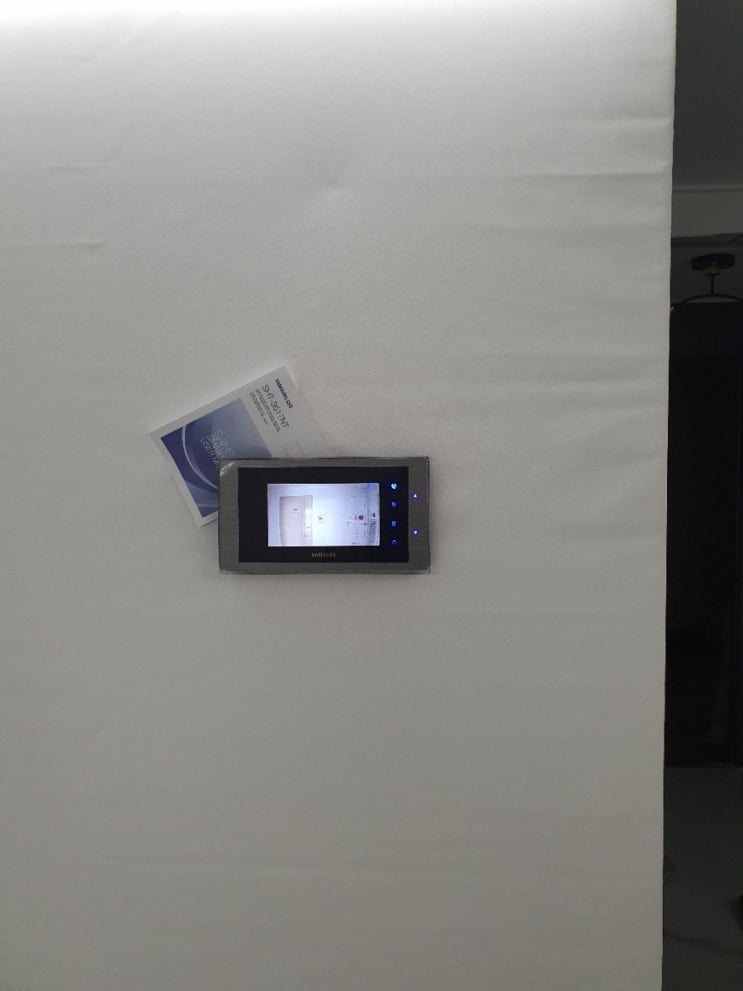 용현동현대1차/삼성SHT-3517/전화번호입력방식로비폰/의정부인터폰,비디오폰교체 : 네이버 블로그