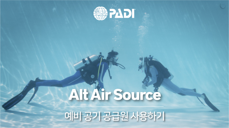 PADI : How to - Alt Air Source (예비 공기 공급원 사용하기) : 네이버 블로그