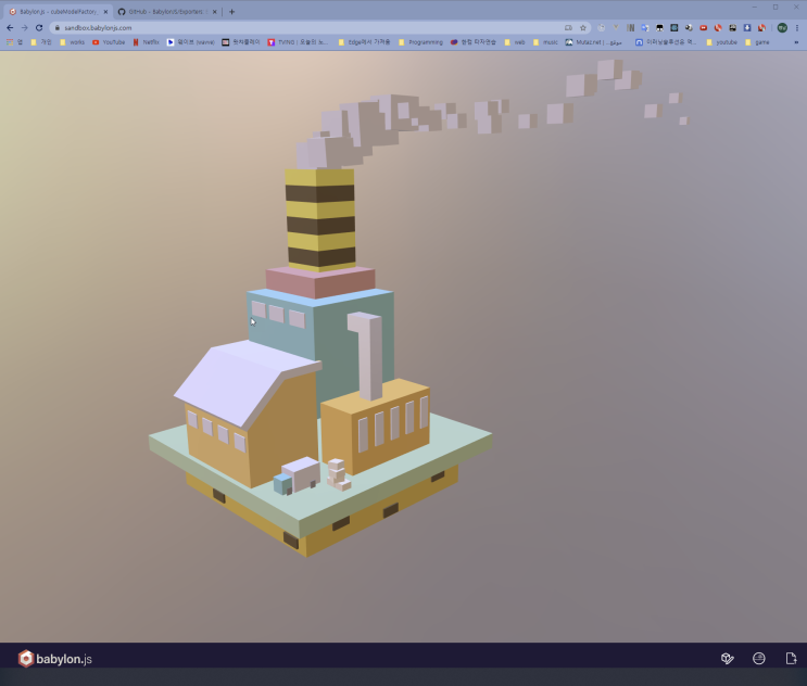 babylonjs sandbox page : 네이버 블로그