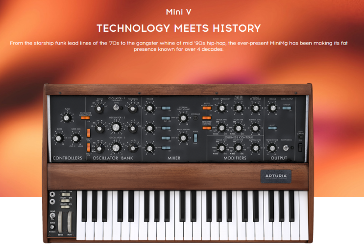 Minimoog Model D 무료 가상악기 4가지 : 네이버 블로그