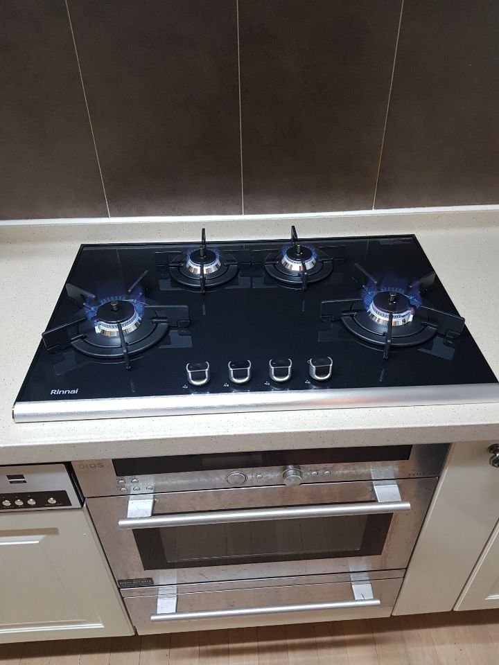 린나이빌트인 RBR-P4400 설치작업하기~~!! 삼성 HBGR-G475C 교체 / 드림파크어울림 아파트 가스레인지/ 드림파크어울림 가스렌지 : 네이버 블로그
