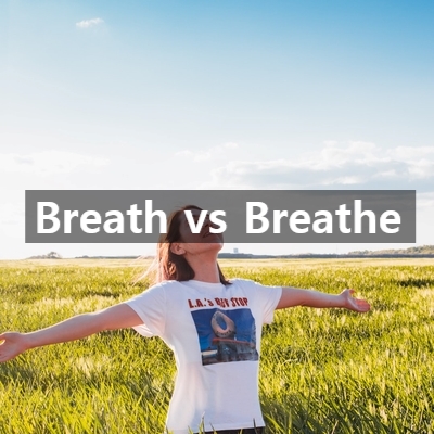 534. 헷갈리는 영어 표현 - Breath vs Breathe : 네이버 블로그