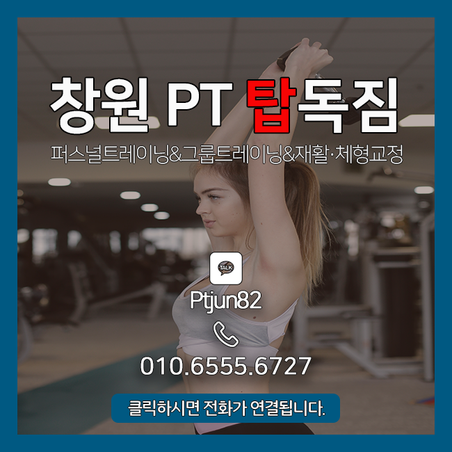 친절한 서비스 체계적인 퍼스널트레이닝 창원pt 탑독짐 네이버 블로그