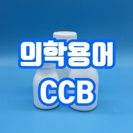 의학용어 CCB에 대해서 알아볼게요! : 네이버 블로그