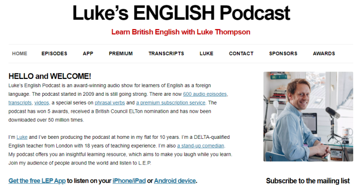 [2020/05/27] ★팟캐스트(Podcast) 中 영국식 영어 에피소드 추천 ! - Luke's ENGLISH Podcast ...