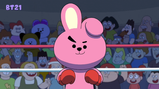 BT21 universe ep.3 cooky's fight night 움짤^♡^ gif 이미지 : 네이버 블로그