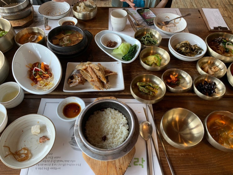수지 산뜨락 신봉동 외식타운 맛집 수지한정식 고기리 근처맛집 보리굴비맛집 네이버 블로그