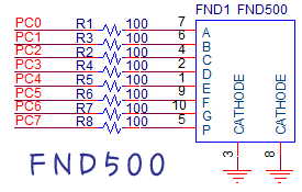 ATmega128, FND500, 7SEGMENT 테스트... 성미시리얼 : 네이버 블로그