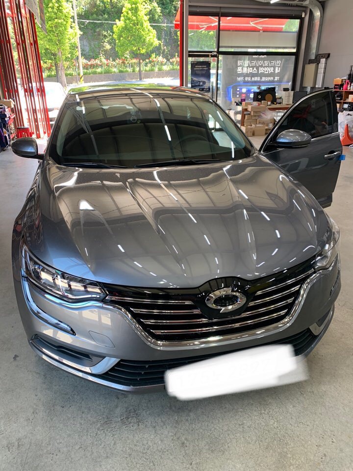 르노삼성 sm6 아이나비m500네비게이션매립 장착 강릉 네비매립 사운드팩토리 : 네이버 블로그