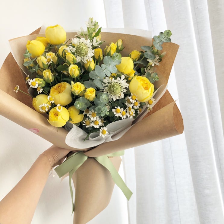 218 노랑장미꽃다발 인하대병원꽃집 용현동꽃집 학익동꽃집 인천미추홀구꽃집 네이버 블로그