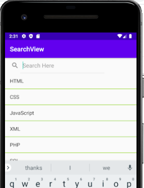 android[안드로이드]/앱/위젯/검색창/써치뷰/SearchView, onQueryTextListener : 네이버 블로그