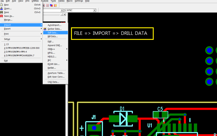 (CAM350)DRILL IMPORT : 네이버 블로그