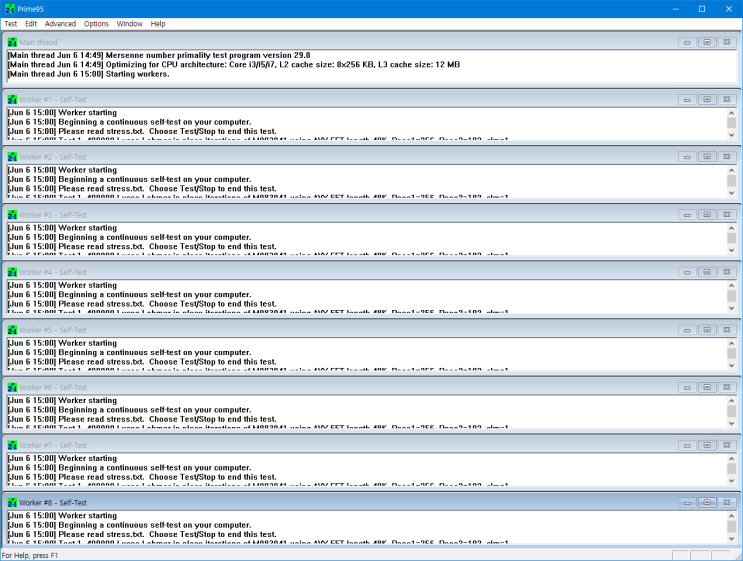 프라임 95 CPU 오버클럭 안정화 테스트 가이드 (Prime 95, 사용법, 사용방법, Overclock 성공 확인, 오버클락 ...