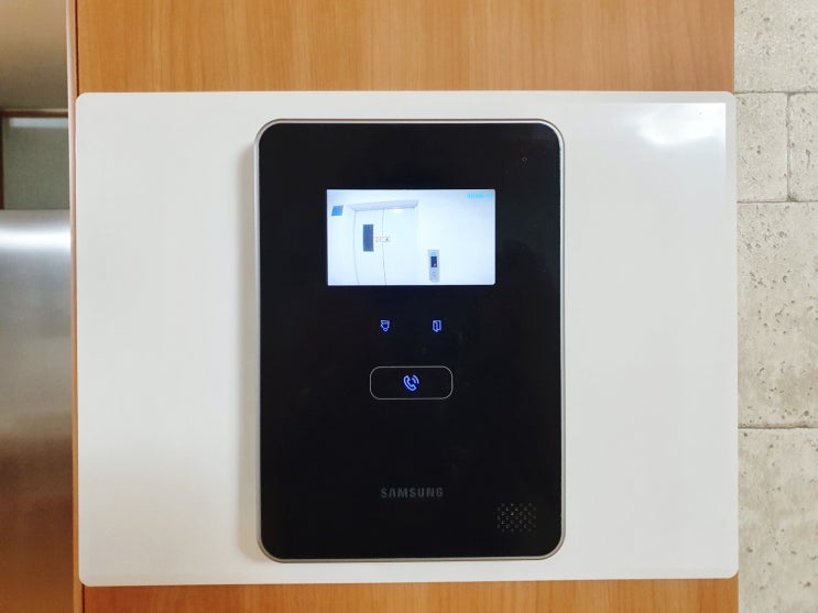 구미 구평부영3단지아파트에 삼성인터폰/비디오폰 설치해드렸어요 SHT-3517 : 네이버 블로그