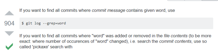 특정 문자열을 commit 한 버전 git number 찾기 : 네이버 블로그