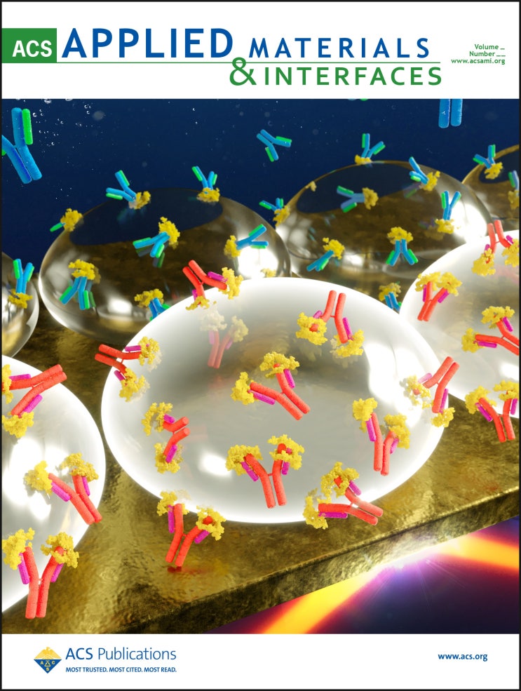 ACS APPLIED MATERIALS & INTERFACES : 과학논문표지 논문삽화 과학일러스트 저널커버디자인 피겨이미지 ...