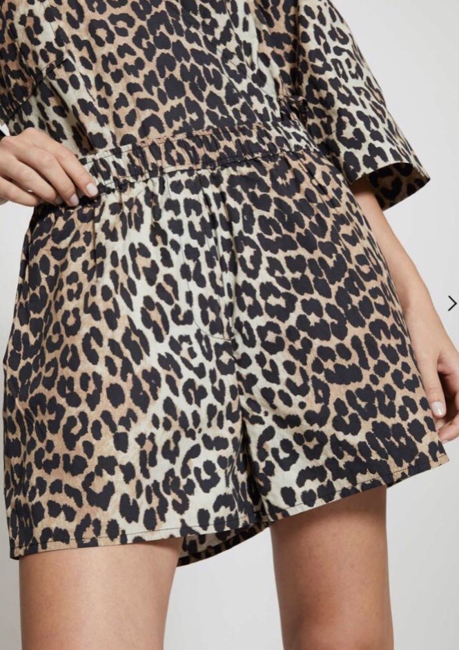Ganni leopard shorts / 35% off : 네이버 블로그