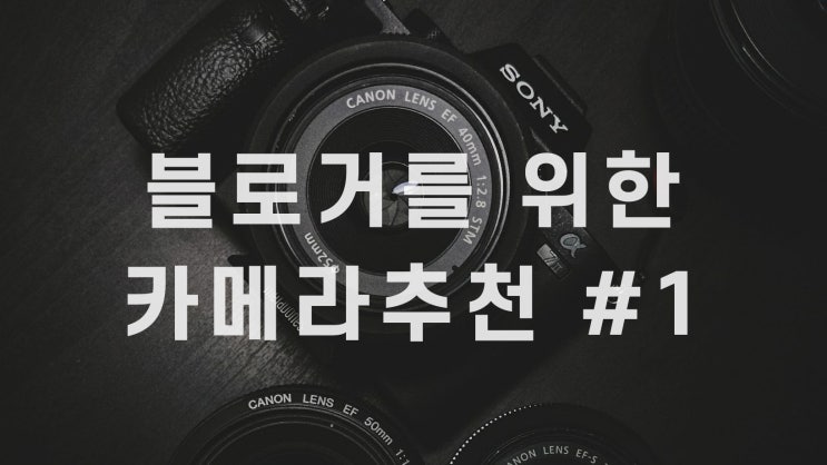 포토그래퍼가 추천하는 블로거를 위한 카메라는? #1 (2020년 6월기준) : 네이버 블로그