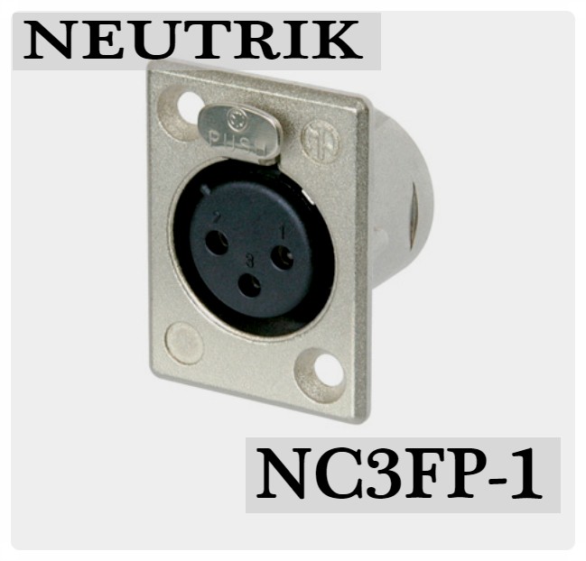 NEUTRIK뉴트릭NC3FP-1 XLR 3P샷시잭 : 네이버 블로그