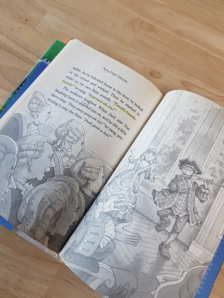 [연재 38] Magic Tree House #41 (Moonlight on the Magic Flute)의 제 9장 나와 광대 ...