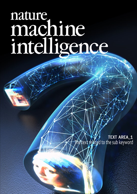 Nature Machine Intelligence/논문커버디자인/Journalcover/논문표지/Figure/3D그래픽/저널커버 ...