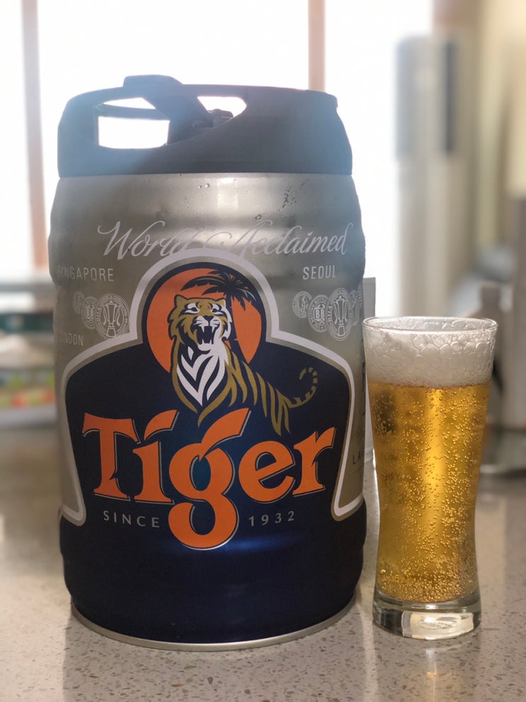 맥주추천) 타이거 5L 케그 (Tiger keg) 후기 : 네이버 블로그