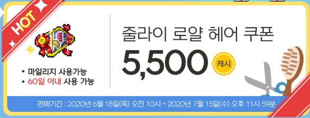 메이플스토리 캐시아이템 업데이트 헤어 쿠폰 성형외과 쿠폰 추천 네이버 블로그