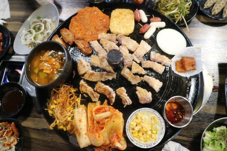 상암동삼겹살맛집 한상가득왕솥뚜껑 대박인데 네이버 블로그
