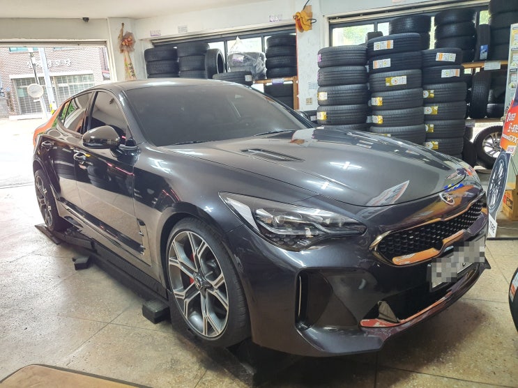 기아 스팅어에 한국 S2AS 원주 타이어 주치의 닥터 k에서 날개를 달다. : 네이버 블로그