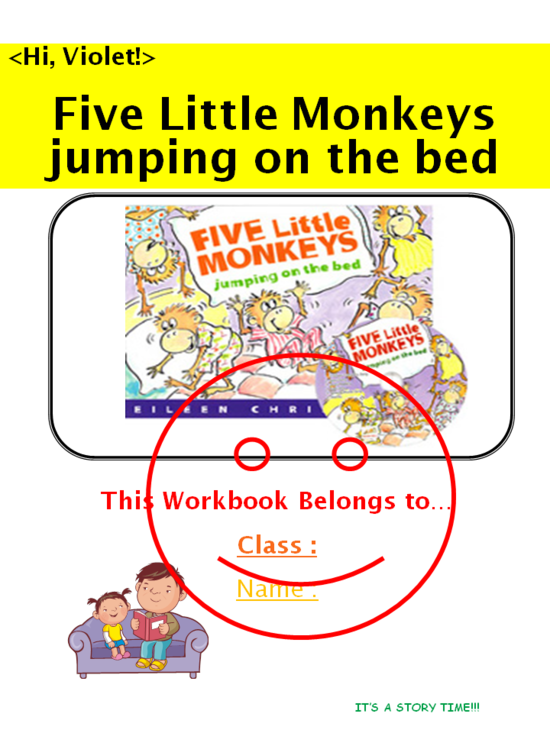 5. Five little monkeys jumping on the bed (Worksheet) : 네이버 블로그