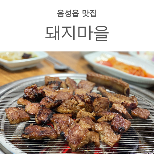 음성읍 맛집 음성 돼지마을 양념갈비 크고 맛있어요 네이버 블로그