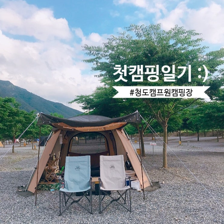 첫 캠핑 청도 캠프원 오토캠핑장 대구근교캠핑장 캠핑일기 네이버 블로그