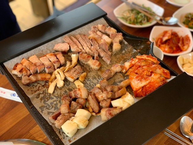 증평맛집 야외에서 먹는 삼겹살은 바로 이곳에서 네이버 블로그