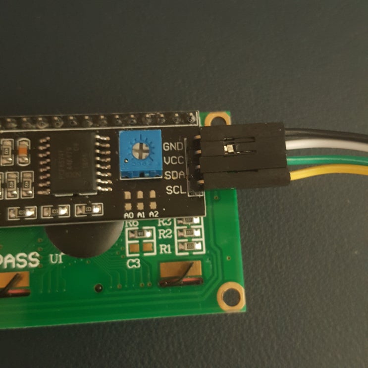 아두이노 360도 로터리 엔코더(HW-040) 사용하기(3) : 1602 LCD 모듈 연결하기 : 네이버 블로그