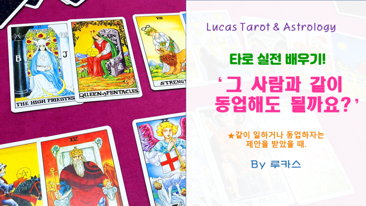 타로 해석 배우기 타로 카드 실전 연습 같이 동업해도 될까요 네이버 블로그