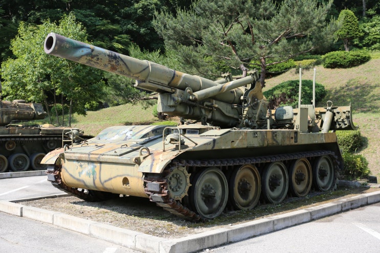 M110 8inch SPH / 우리나라 최초의 8인치 자주포 : 네이버 블로그