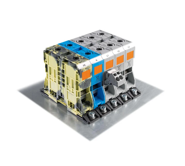 전기 연결(ELECTRICAL INTERCONNECTIONS)레일 취부 단자대 완벽한 조임력의 대전류, 레일 취부 단자대 ...