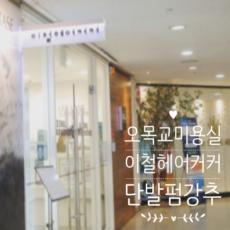 오목교미용실추천d 기분전환이 필요하다면 이철헤어커커 오목교역점으로 단발펌 잘하는 헤어샵 추천해요 네이버 블로그